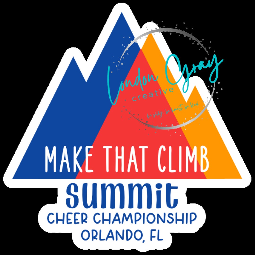 Cheer Summit Digital File PNG | Cheer Championship | Sticker File ...