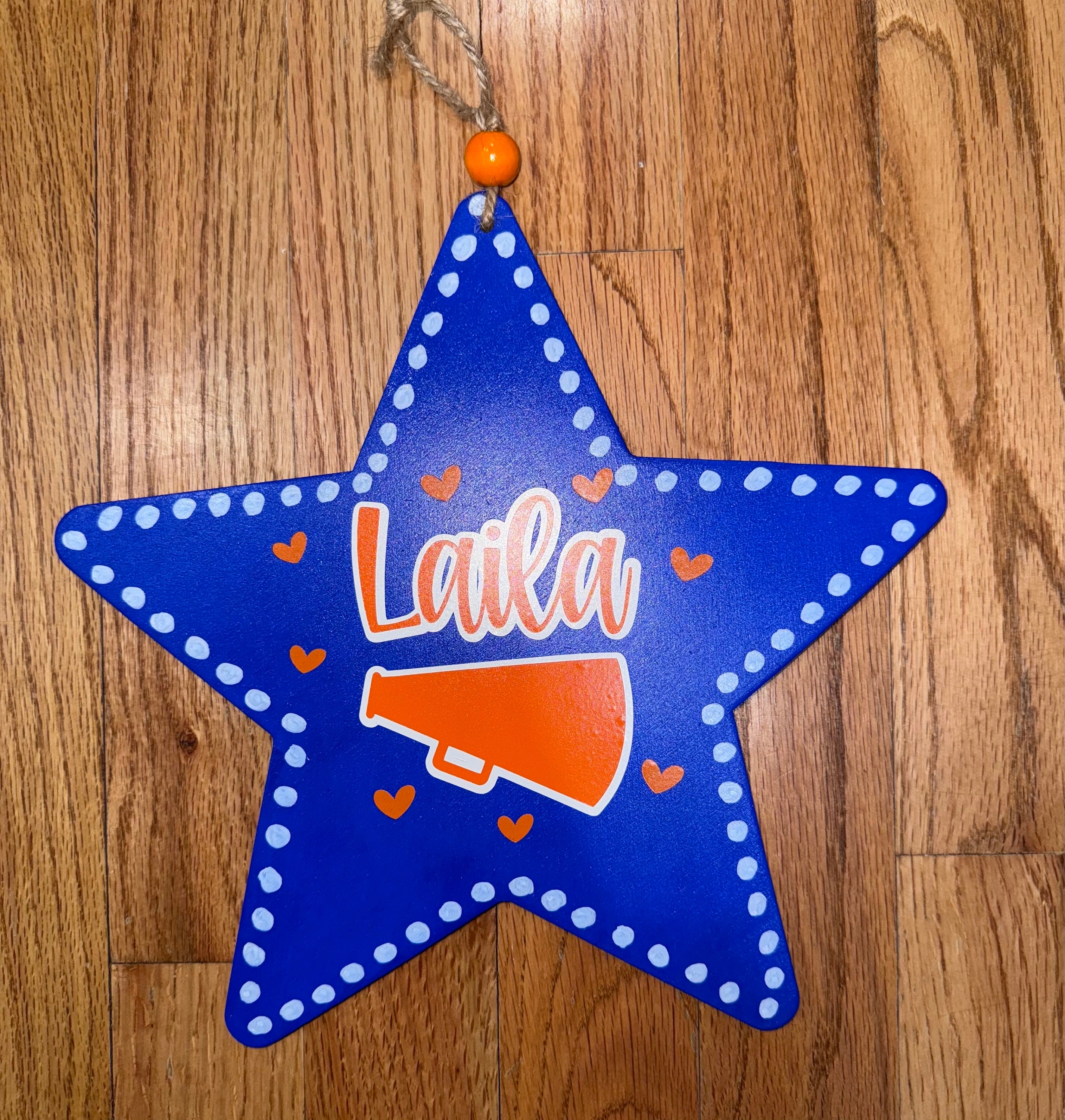 Hand Painted Cheer Sign Pin Holder Competition Cheer Pin Display Cheer ...