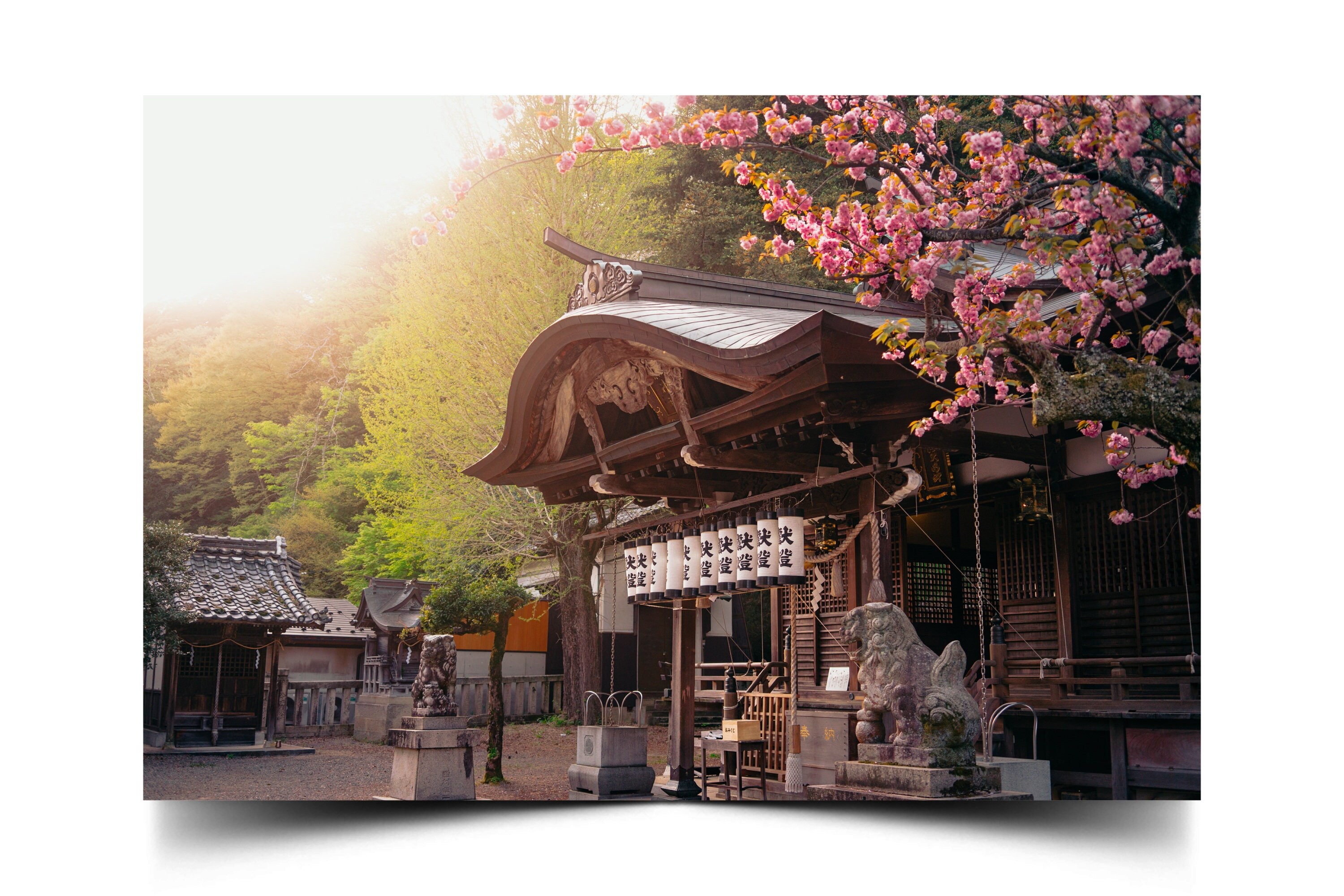 Kinosaki Onsen Shishojinja Shrine Poster High-quality Japan - Etsy