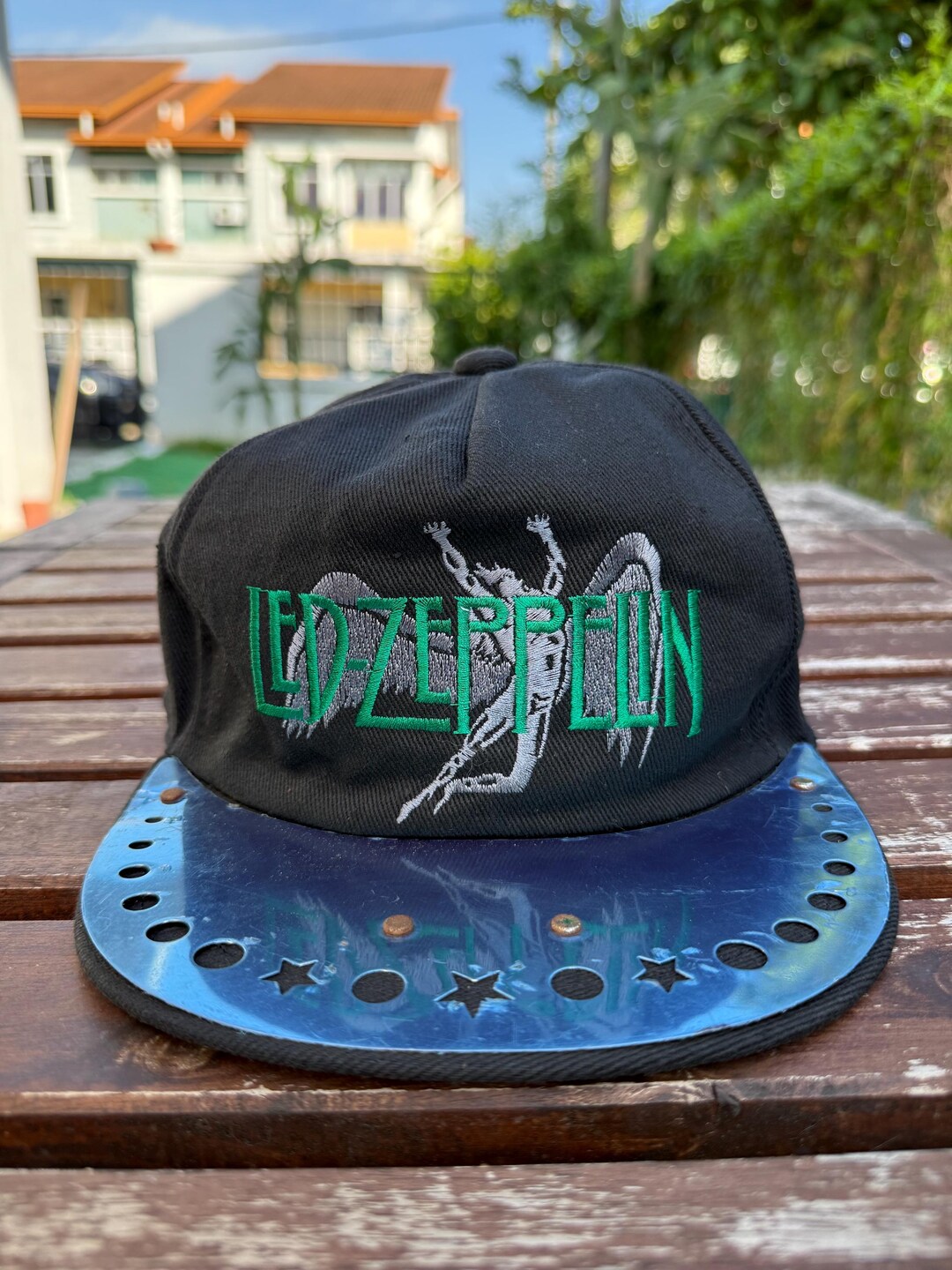 Vintage Led Zeppelin Band Cap Snap Back - Etsy