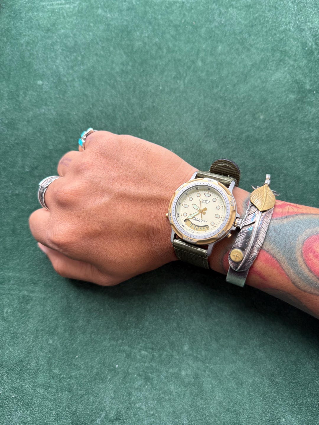 Vintage Casio AD 701 Ana Digi Watch - Etsy
