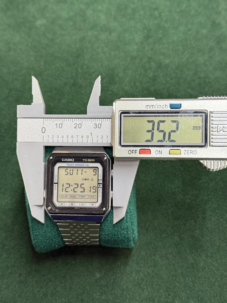 Vintage Casio TC-500 aanraaksensor Cal Japan DU digitale rekenmachine ...