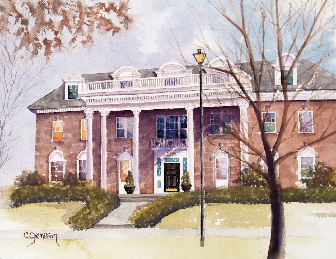 Delta Gamma Sorority House at the University of Oregon, Eugene Or-print ...