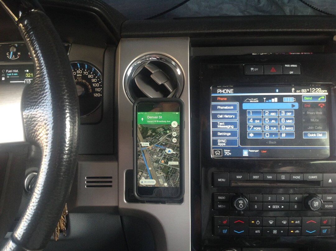 Magnetic Cell Phone Mount- Ford Trucks - F150, F250, F350, Perfectly ...