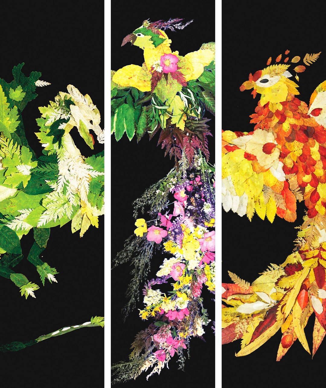 Leaf Creatures A6 Postcard Art Prints - Etsy
