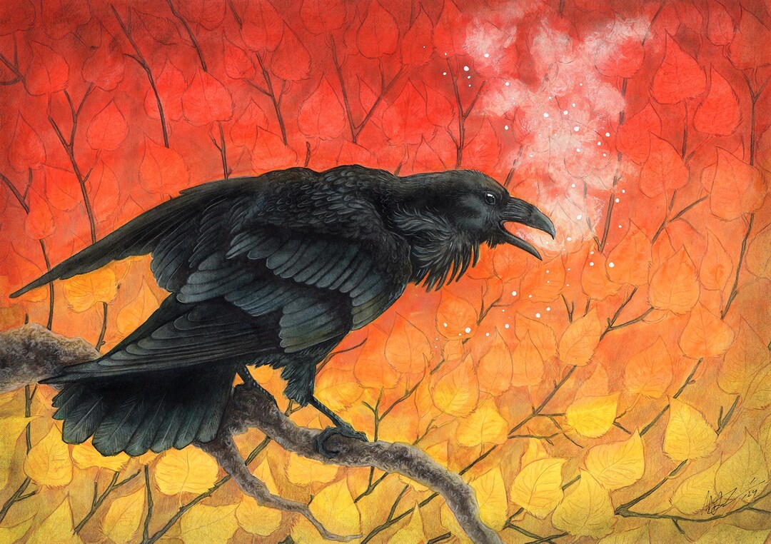 Smouldering A3 Poster Art Print - Etsy