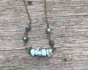 Boho necklace | Etsy