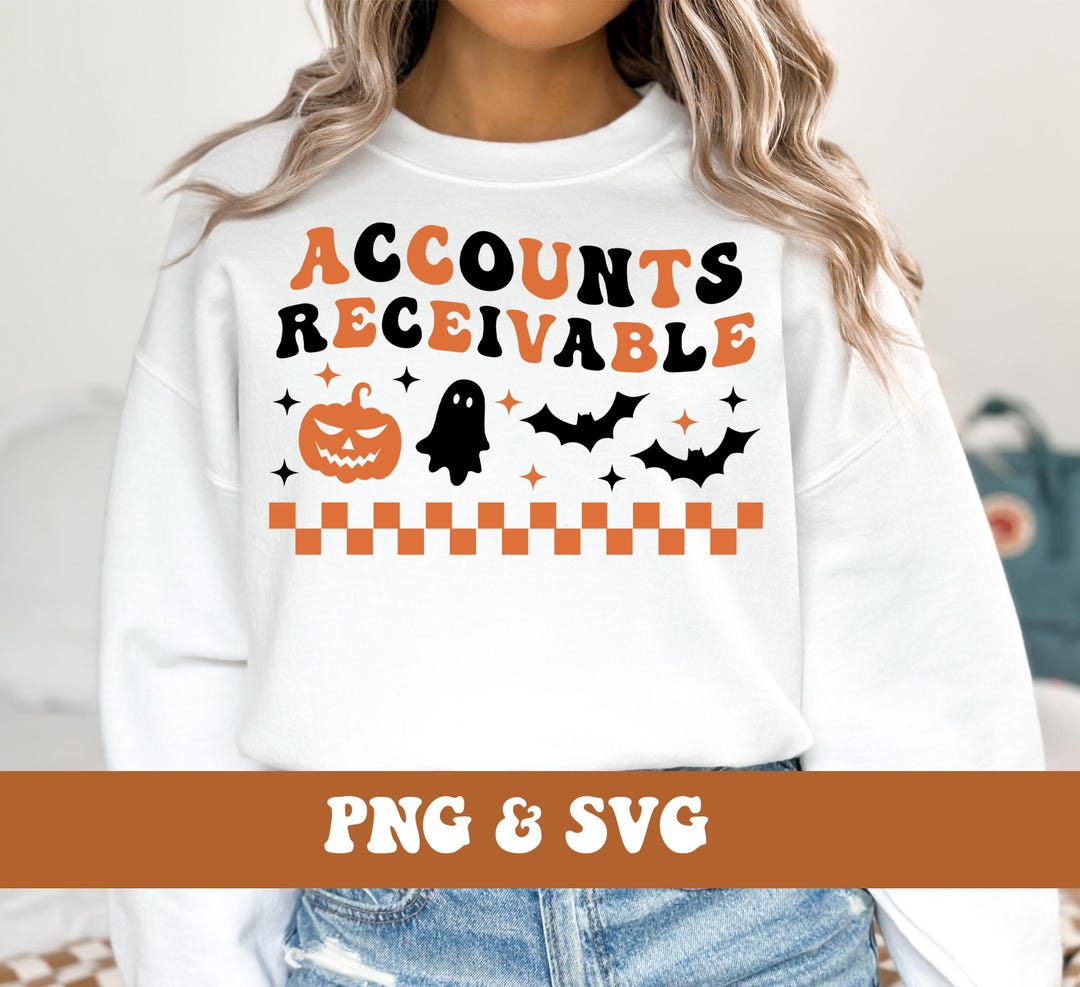 Accounts Receiveable Png and Svg Halloween Accounting Png Svg, Retro ...