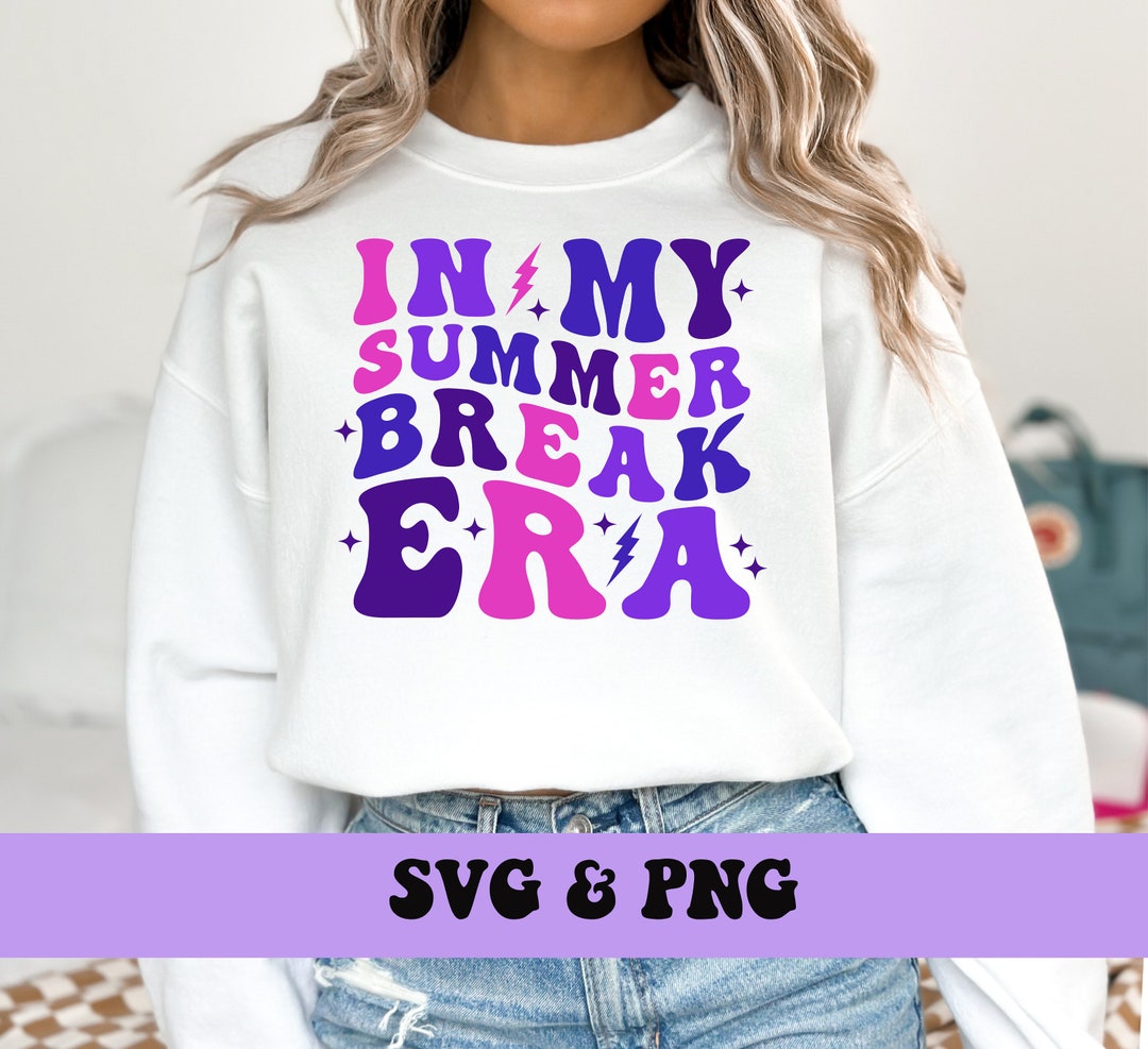 In My Summer Break Era SVG and PNG, Retro Last Day of School Png and ...