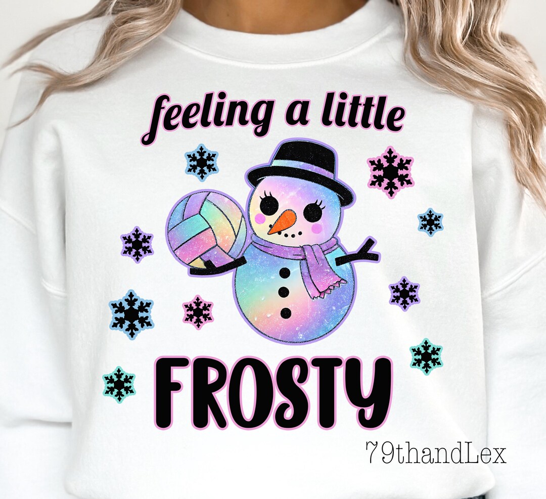 Volleyball Snowman Png, Feeling a Little Frosty Png, Winter Sports ...