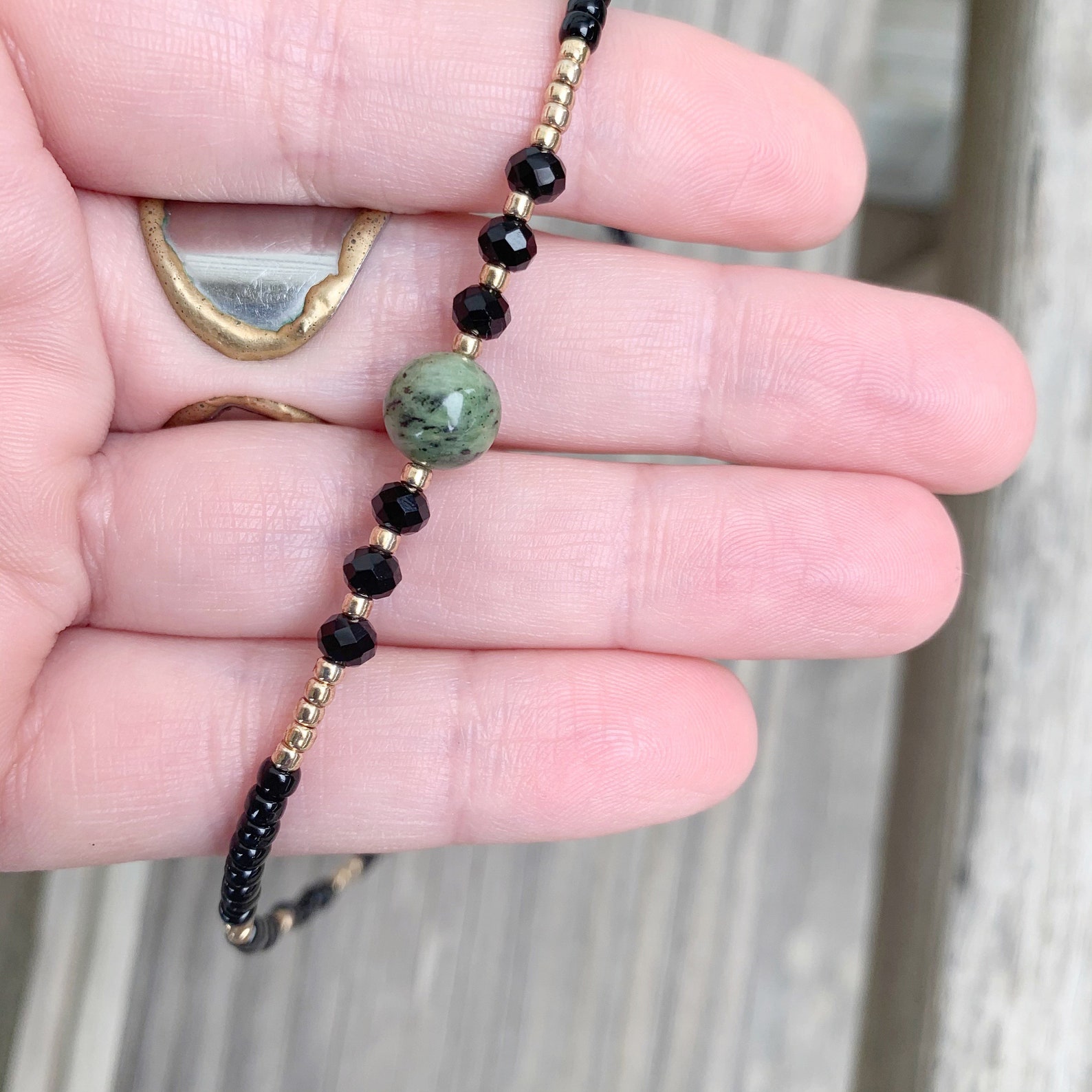 Jade Necklace Jade Choker Necklace Beaded Choker Necklace | Etsy