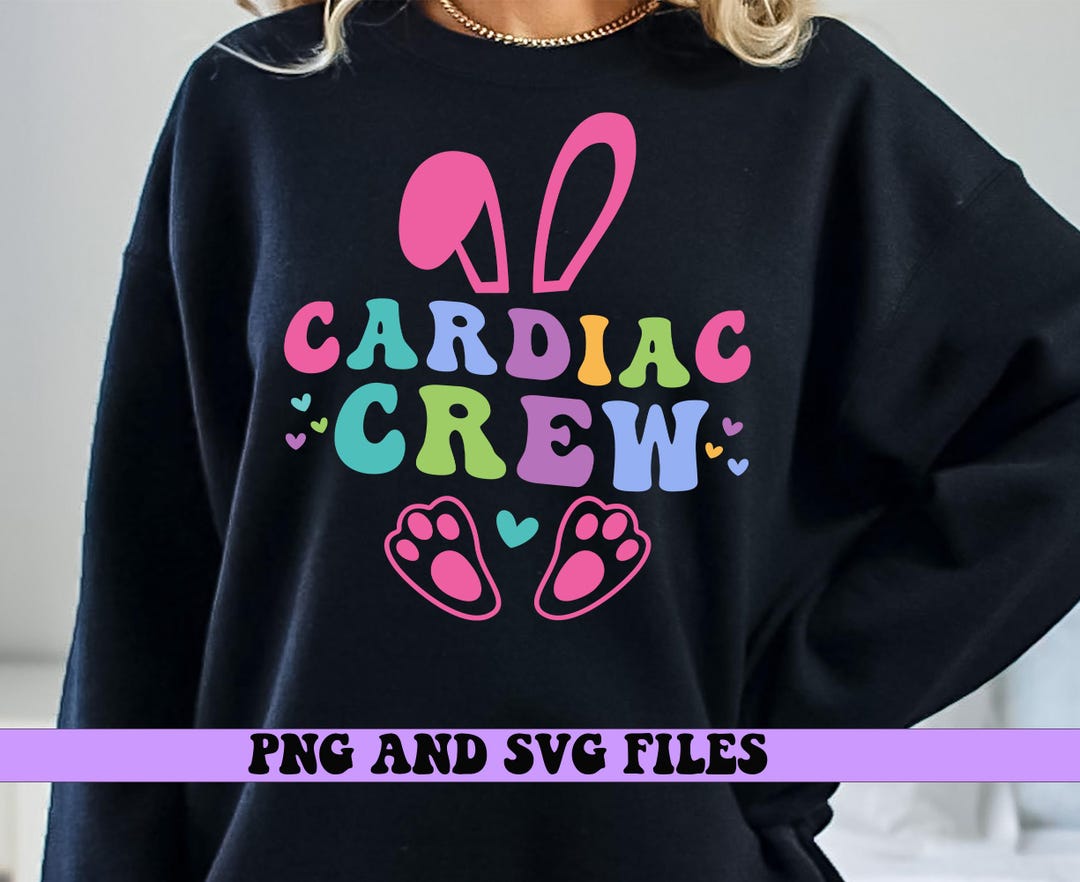 Cardiac Crew Easter PNG and SVG, Cardiac Nurse Png and Svg Healthcare ...