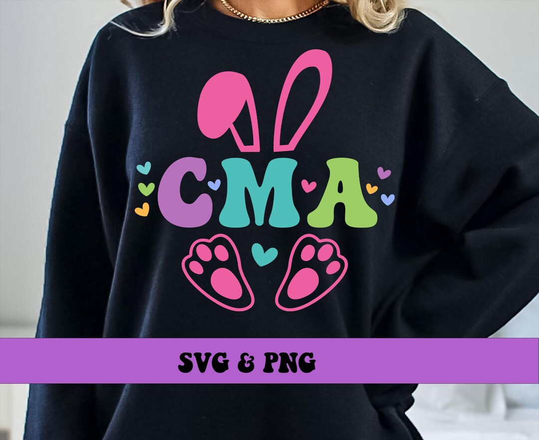 CMA Easter Png and Svg, Easter Healthcare Png and Svg CMA Easter Bunny ...