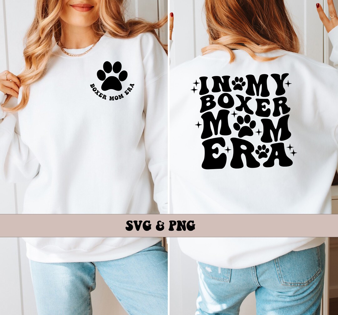 In My Boxer Mom Era SVG and PNG, Boxer Dog Mom Svg and Png, Boxer Mom ...