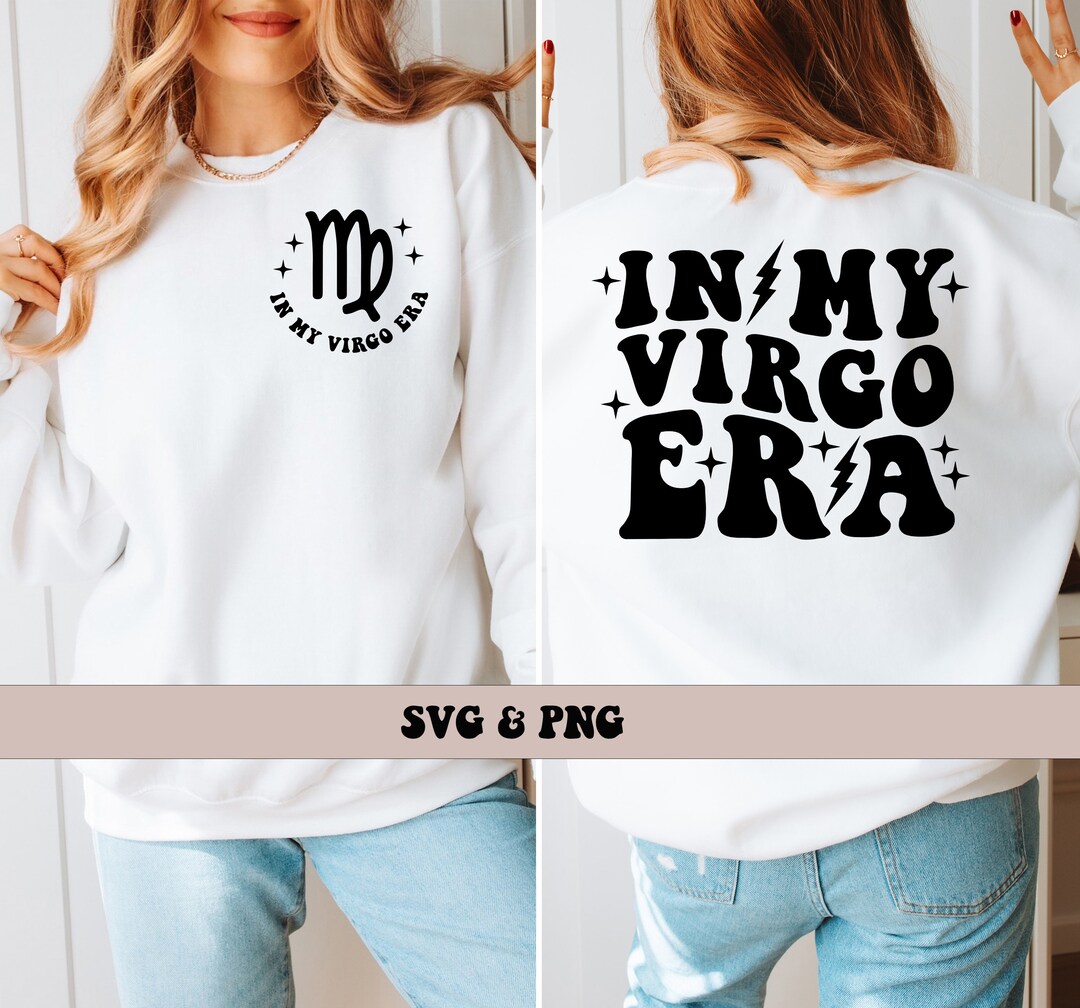 In My Virgo Era SVG and PNG, Virgo Zodiac Sign Svg, Trendy Retro Groovy ...
