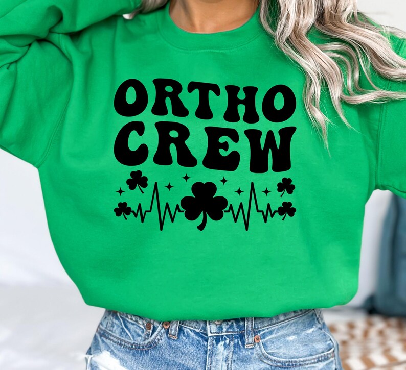 Ortho Crew St. Patrick's Day PNG and SVG, Orthopedic Nurse Medical ...