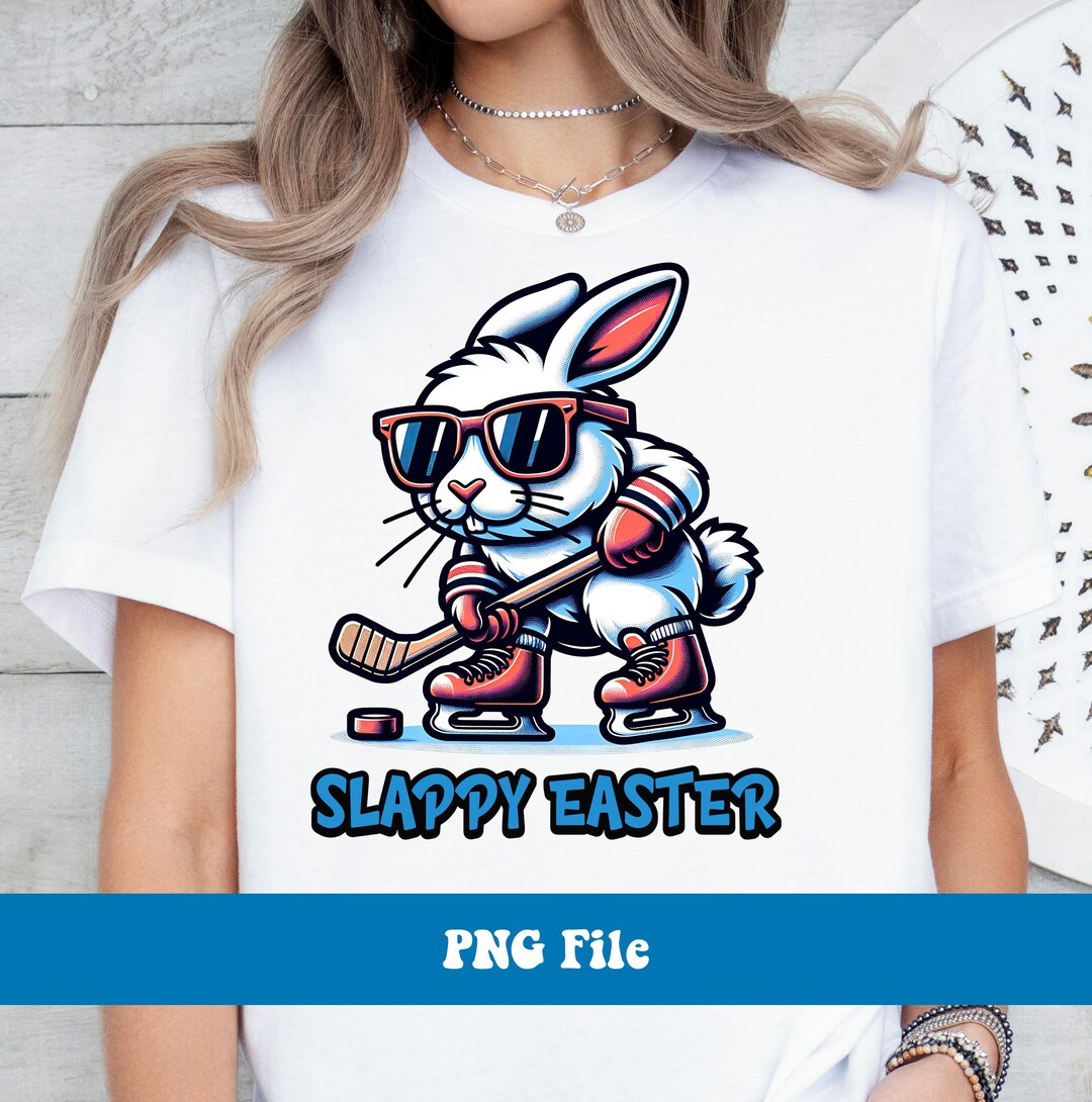Hockey Easter Png Slappy Easter Png Bunny Sports Hockey Png Funny ...