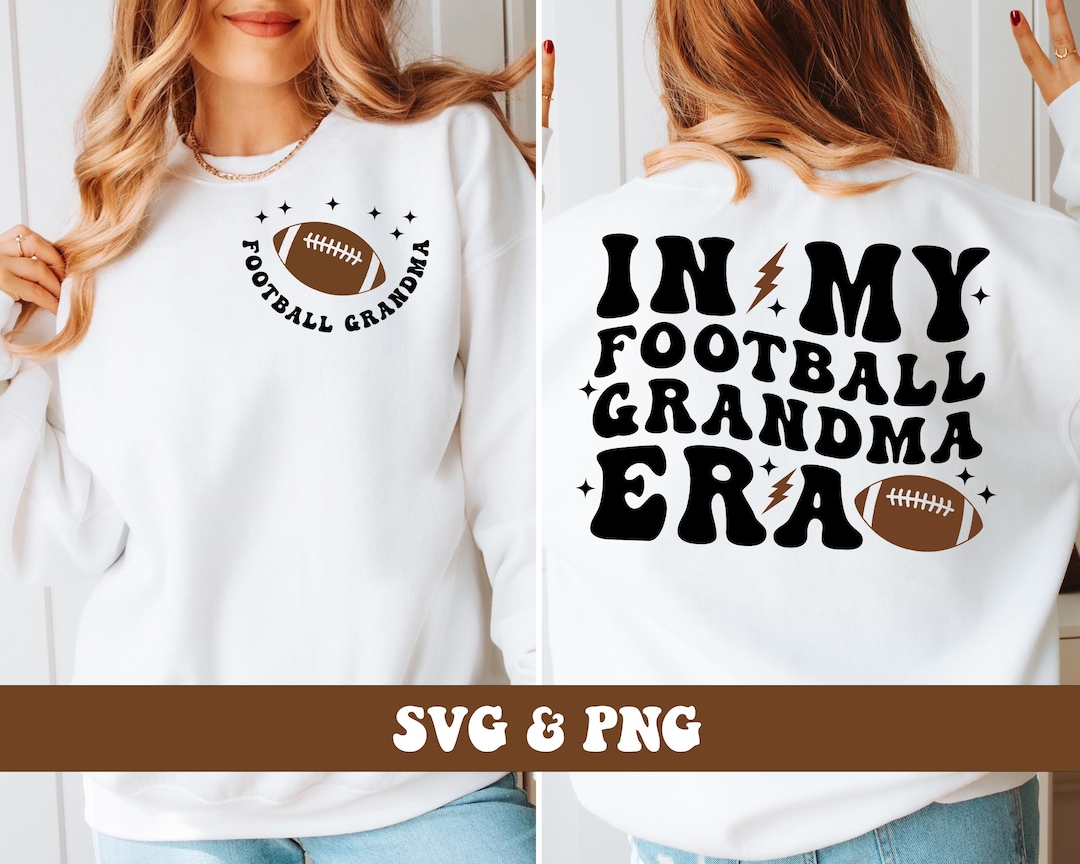 In My Football Grandma Era SVG and PNG, Retro Sports Football Grandma ...