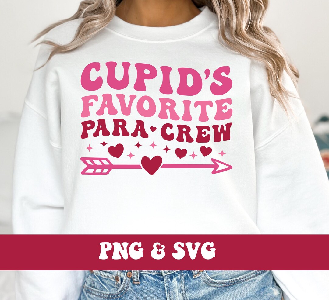 Para Crew Valentine's Day PNG and SVG, Valentine Paraprofessional Png ...