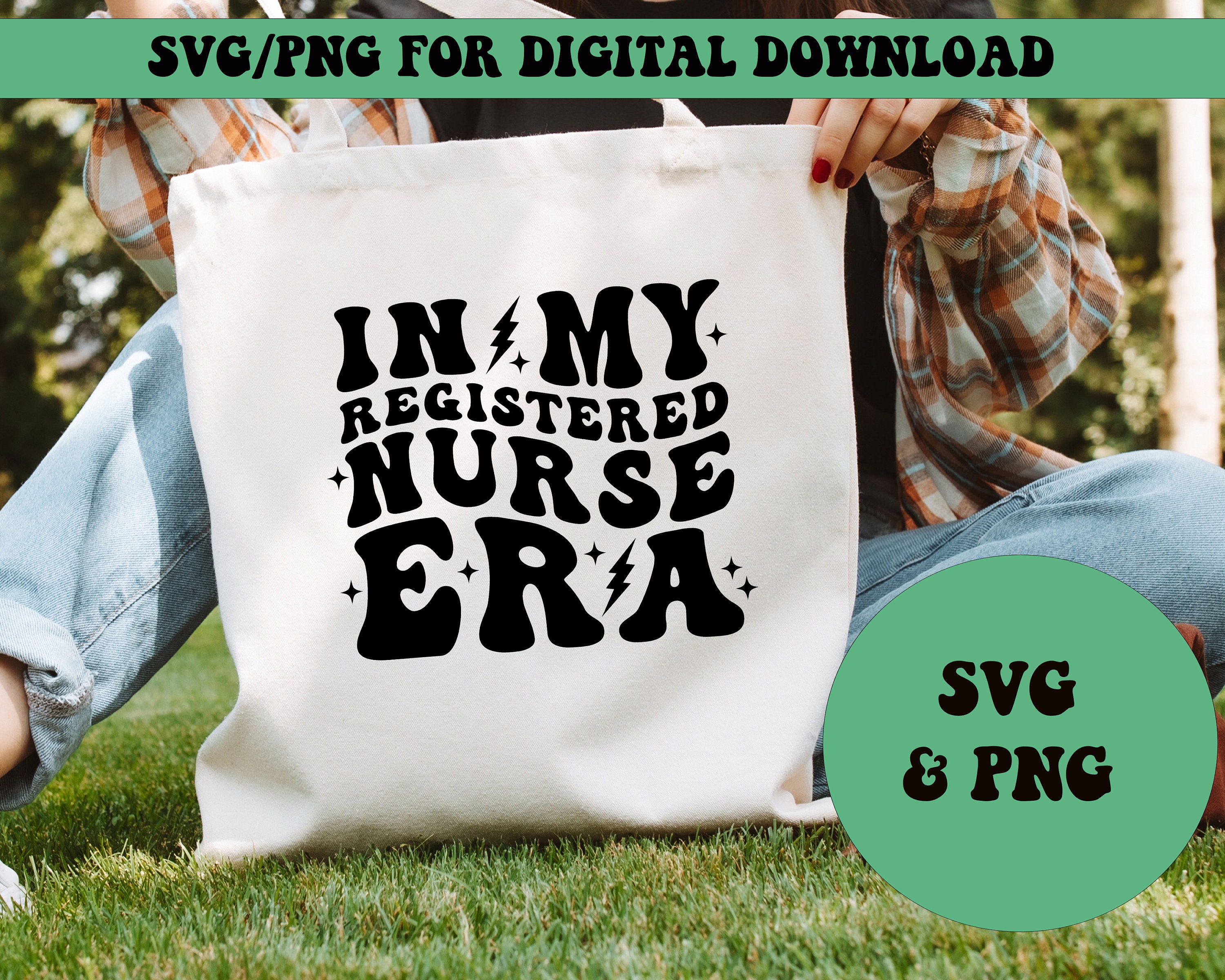 In My Registered Nurse Era SVG and PNG, RN Nurse and Nursing Trendy ...