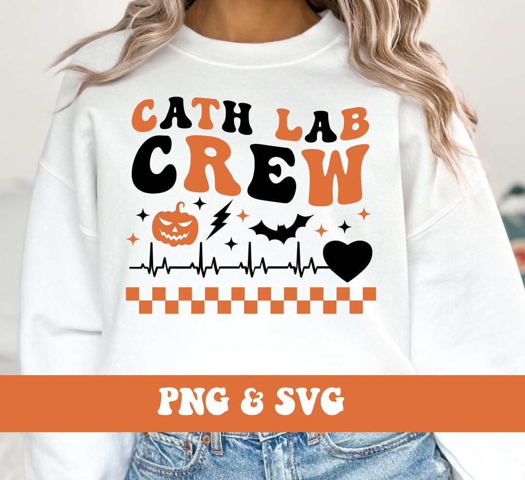 Cath Lab Crew Halloween Png and Svg Cardiac Unit Nurse Cath Lab Tech ...