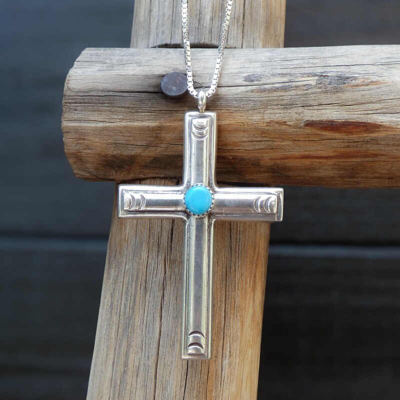 Turquoise Cross - Etsy