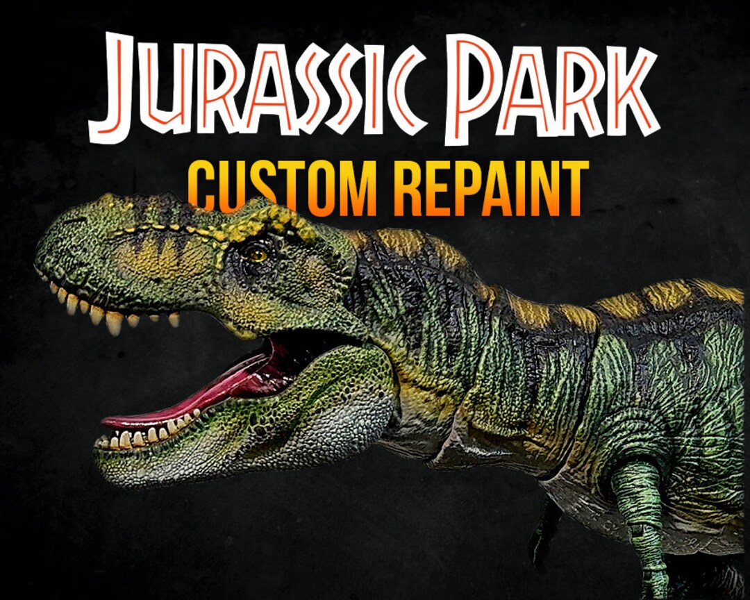Custom Jurassic Park Repaint Commission - Action Figures - Etsy