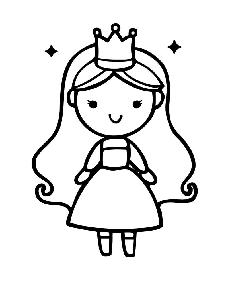 Cute Kingdom Colouring Book - Etsy