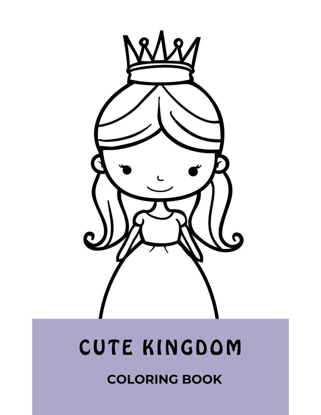 Cute Kingdom Colouring Book - Etsy