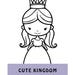 Cute Kingdom Colouring Book - Etsy