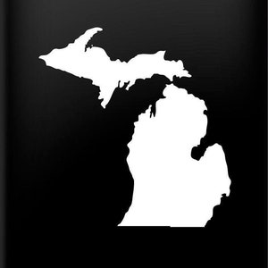 Michigan Vinyl Decal Sticker - Etsy