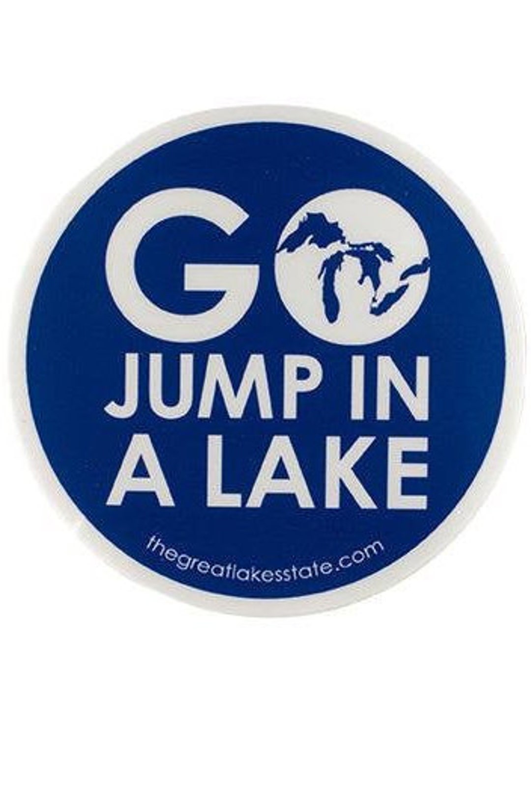 Go Jump in A Lake Sticker - Etsy