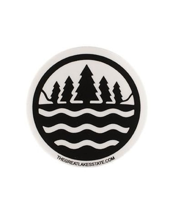The Great Lakes State Logo Sticker - Etsy