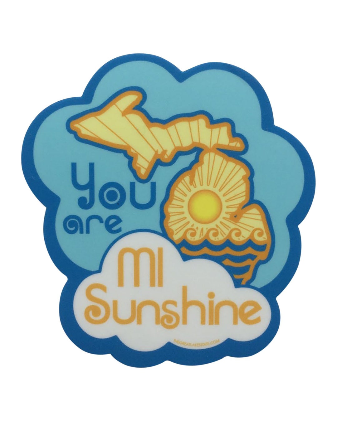 Michigan Sunshine Sticker - Etsy