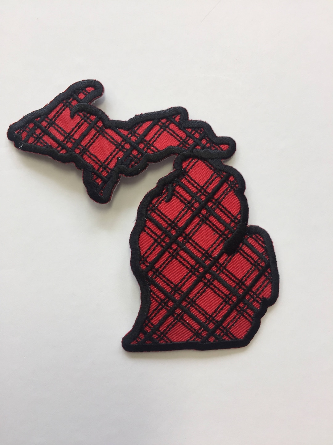 Michigan Flannel Iron on Patch - Etsy