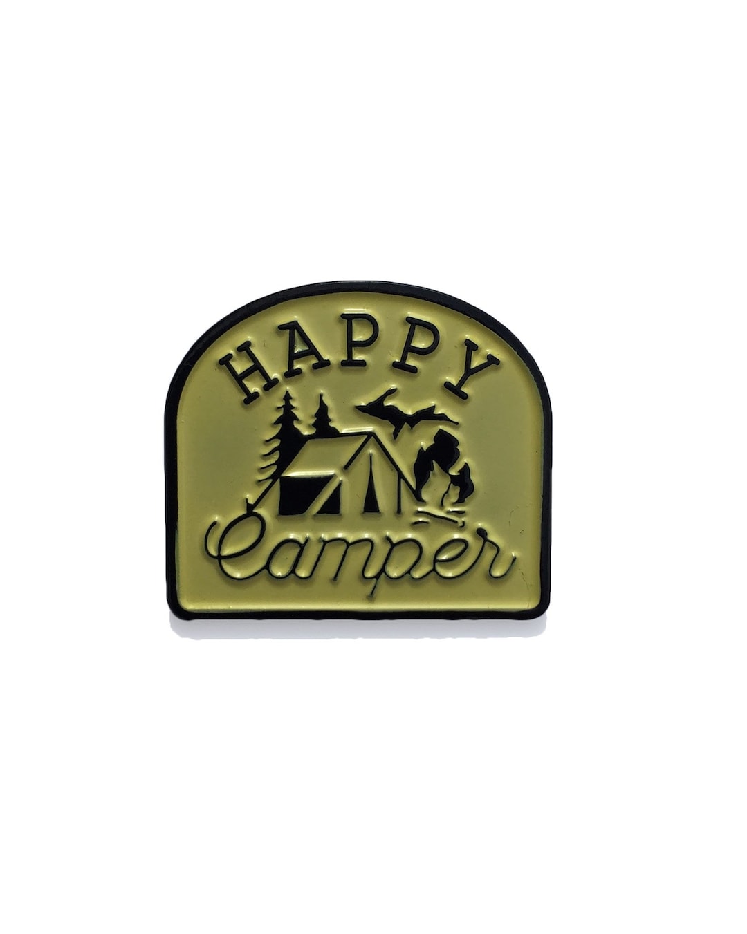 Happy Camper Enamel Pin - Etsy
