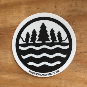 The Great Lakes State Logo Sticker - Etsy