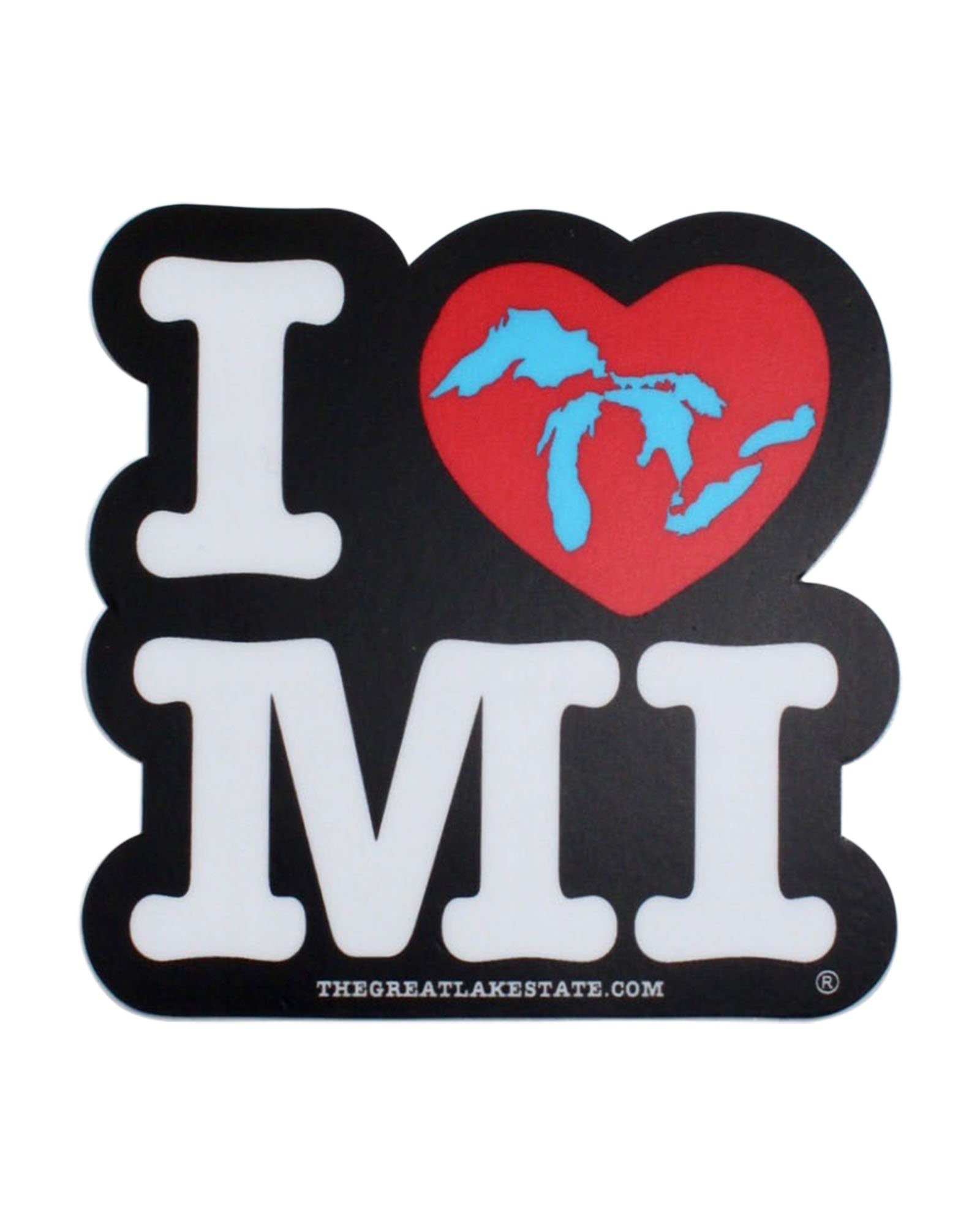 I Love Michigan Die Cut Vinyl Sticker - Etsy