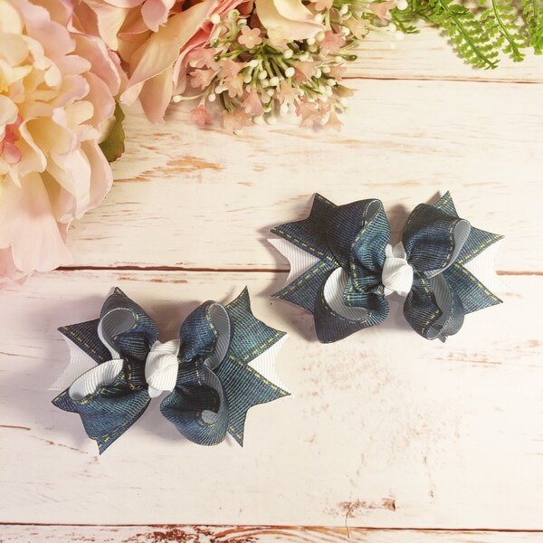 Mini Hair Bows - Etsy