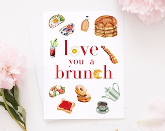 Brunch Birthday Card - Etsy