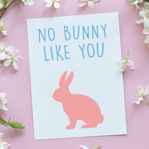 No Bunny Like You Easter Card,easter Basket Gifts for Kids,easter Bunny ...
