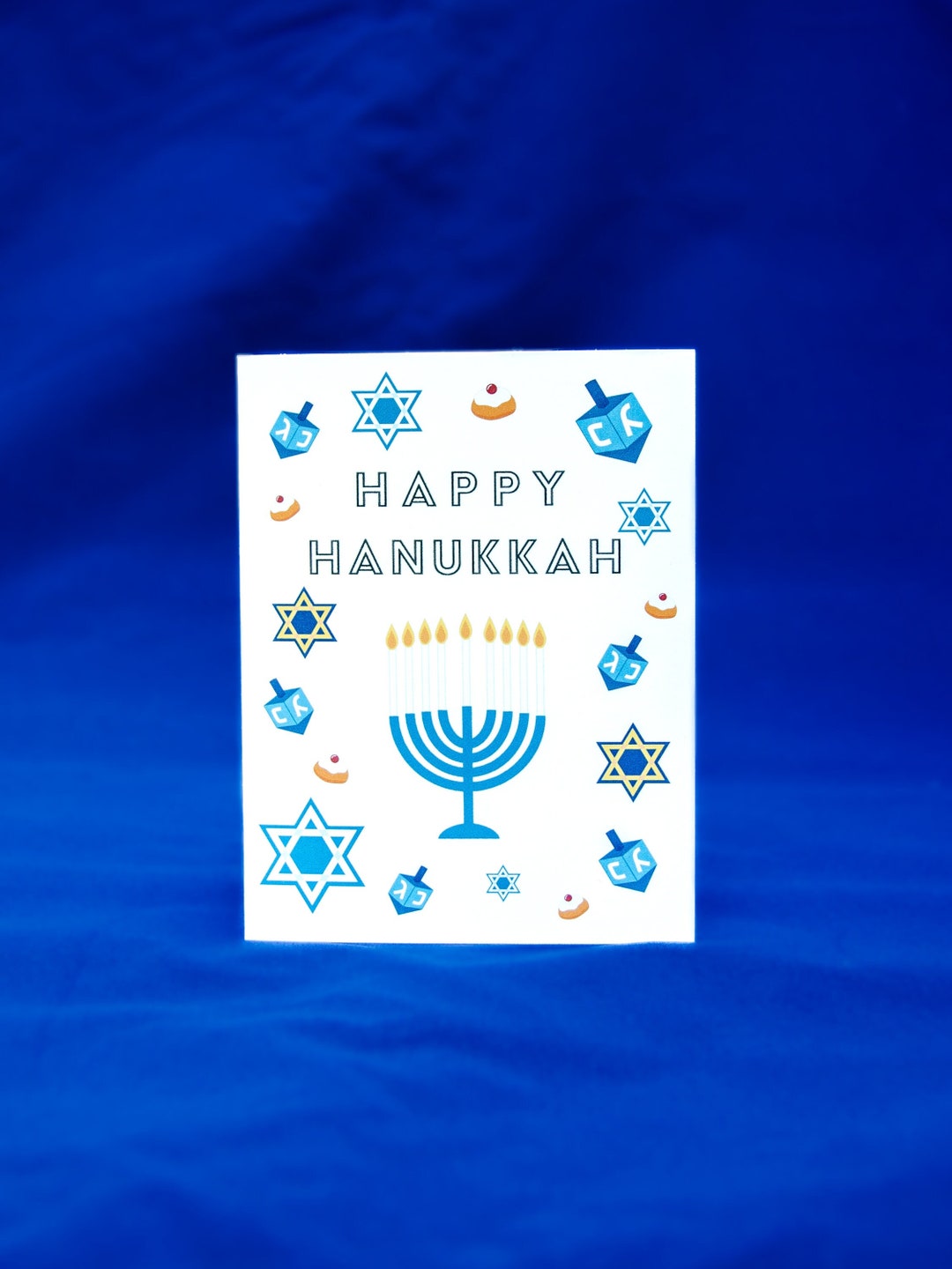 Happy Hanukkah Card Set, Handmade Hanukkah Card ,holiday Handmade ...