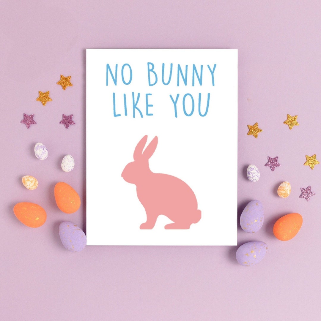 No Bunny Like You Easter Card,easter Basket Gifts for Kids,easter Bunny ...