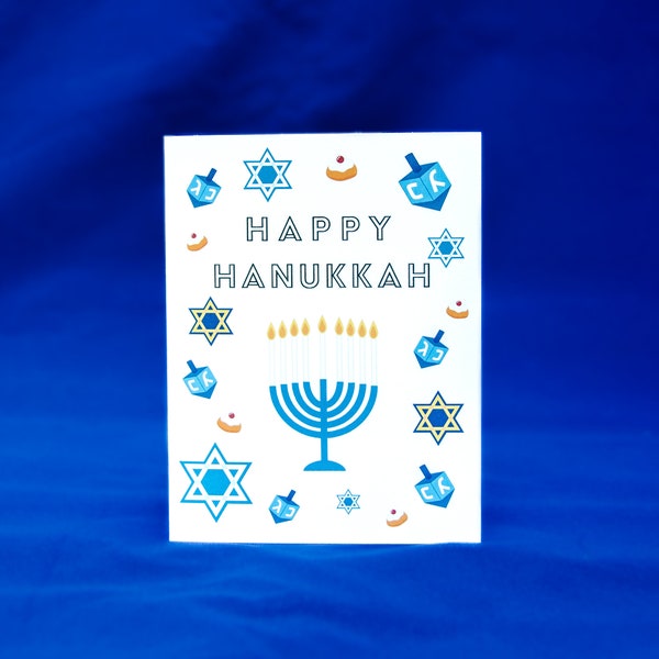 Dreidel Card - Etsy
