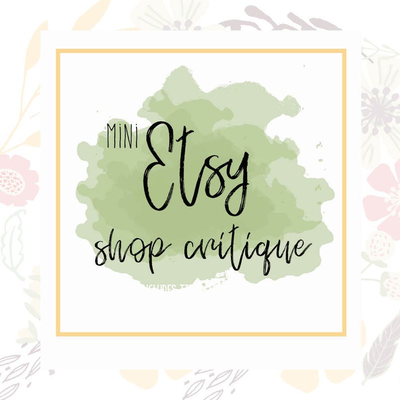 Mini Shop Critique Etsy SEO Help Shop Help Etsy - Etsy