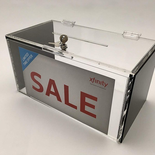 Acrylic Card Box - Etsy
