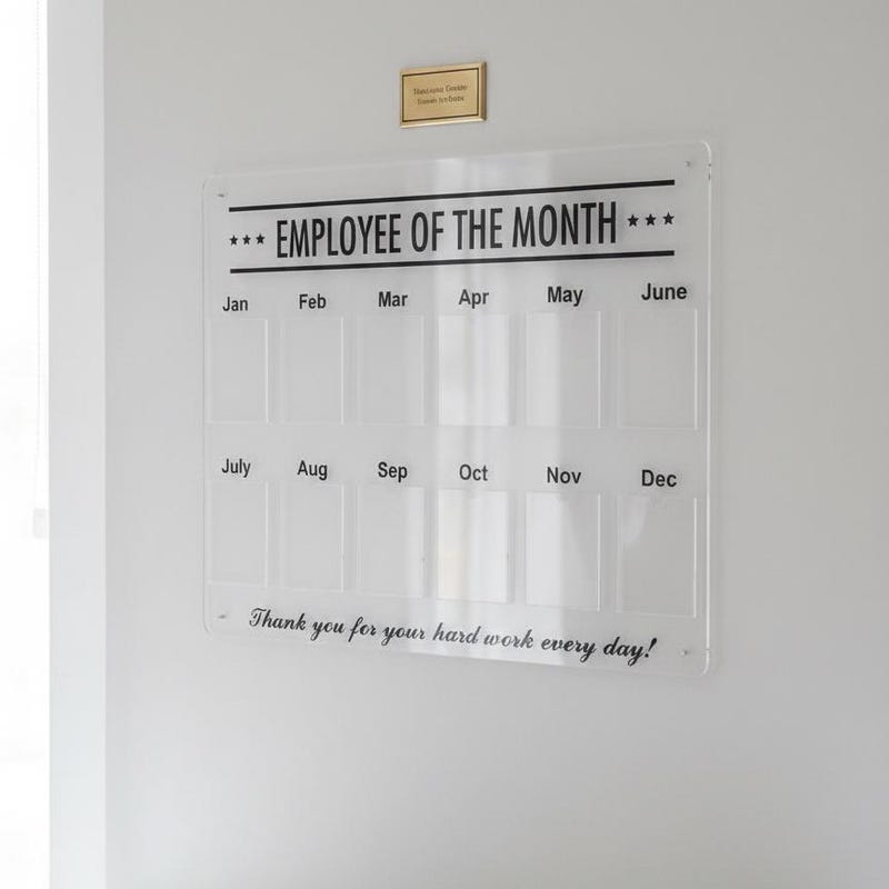 Employee of the Month Board - Etsy