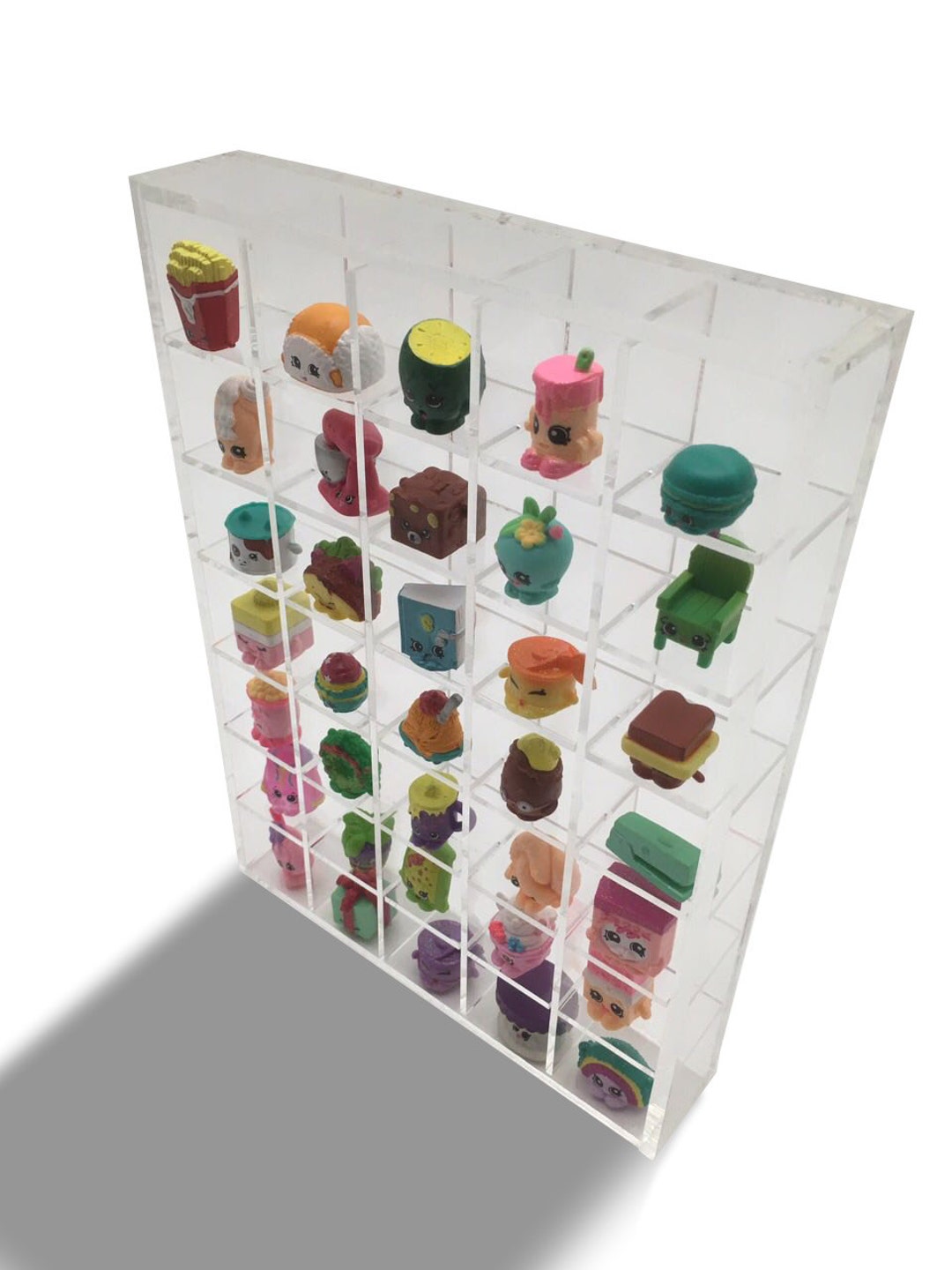 Small Wall Hanging Acrylic Showcase for Collectibles-35 Openings ...