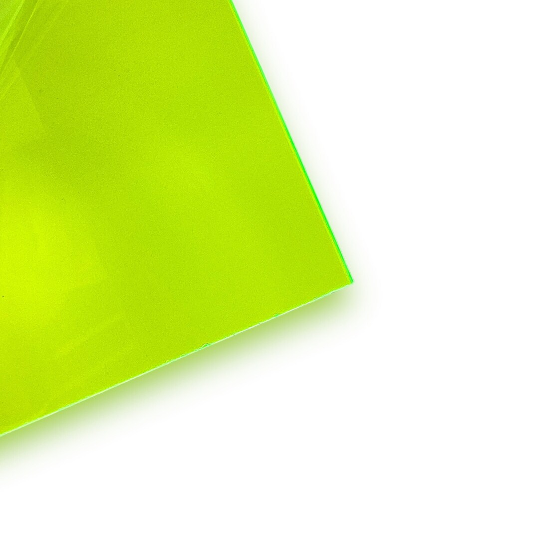 1/4" Fluorescent Green Acrylic Sheets - Etsy