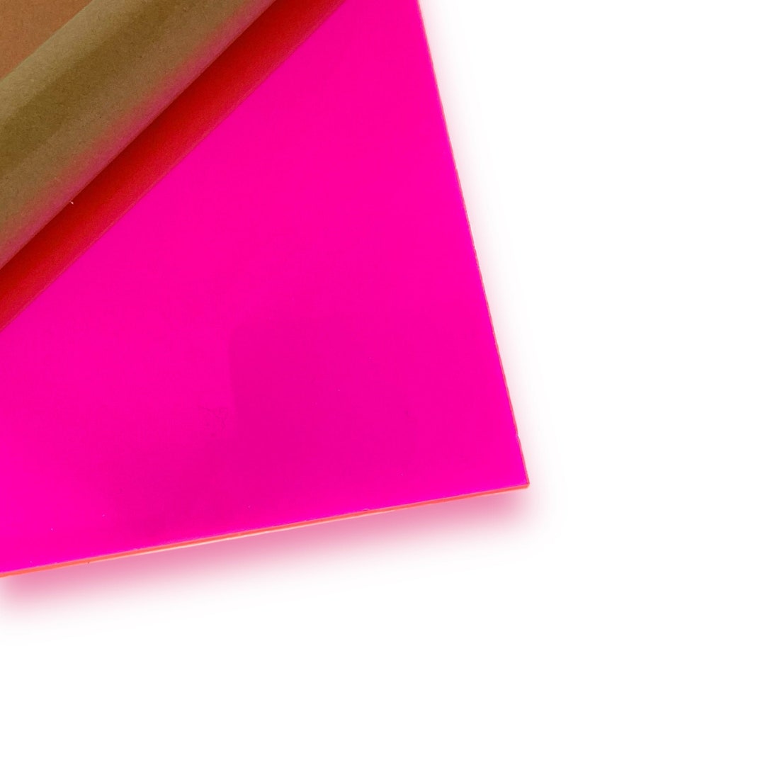 1/8" Fluorescent Pink Acrylic Sheets - Etsy